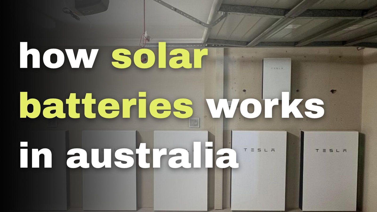How Solar Batteries Work in Australia | Electrical Masters